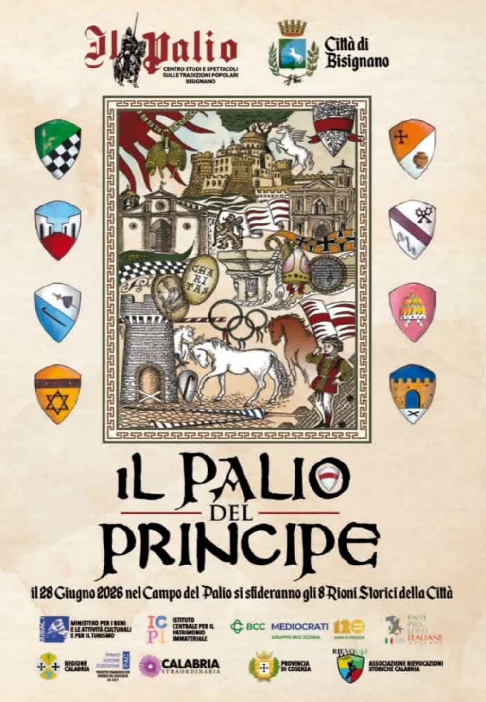 Bisignano, tutto pronto per il Palio del Principe 2026: la sfida degli ...